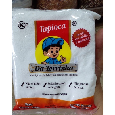 Tapioca Da Terrinha - goma Pronta Para Tapioca 500 g | Shopee Brasil