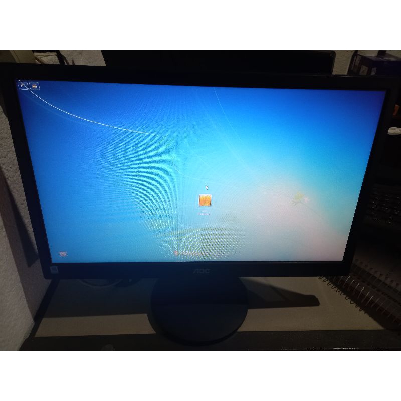 Monitor Led Aoc para PC Usado, funcionando perfeitamente | Shopee Brasil