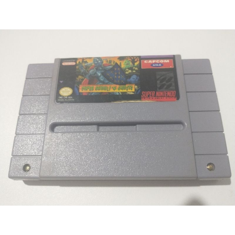 Cartucho original Americano Super Nintendo - Super Ghouls 'n Ghosts | Shopee Brasil