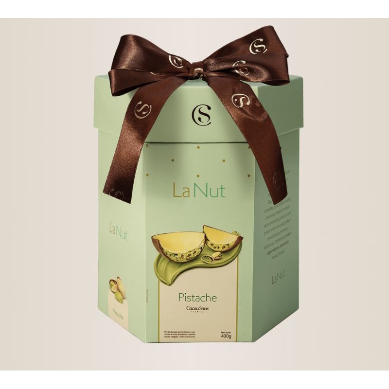 Ovo de páscoa Cacau show LaNut pistache 400g | Shopee Brasil