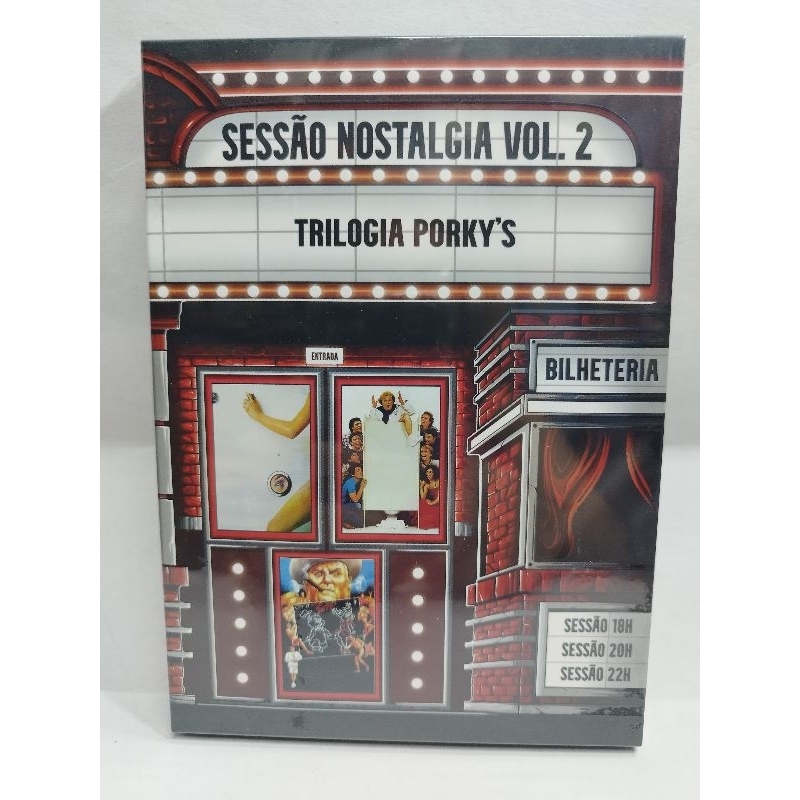 DVD SESSÃO NOSTALGIA VOL 2 TRILOGIA PORKY'S | Shopee Brasil