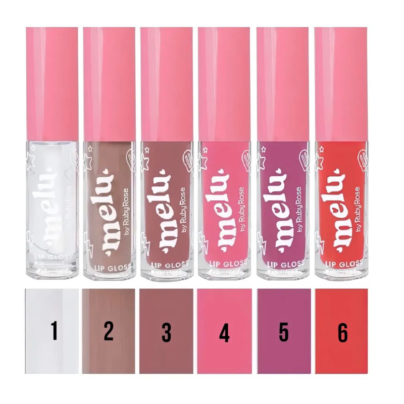 Lip Gloss Melu - Ruby Rose | Shopee Brasil