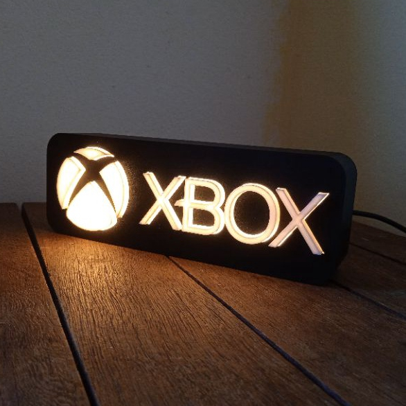 Luminária Letreiro Luminoso Led Logo Xbox | Shopee Brasil