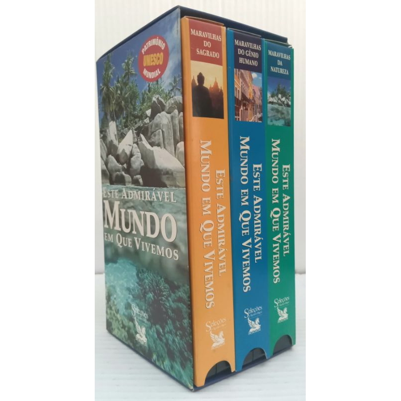 Fita Vhs Este Admirável Mundo Em Que Vivemos - Box C/ 3 Fitas Vhs ...