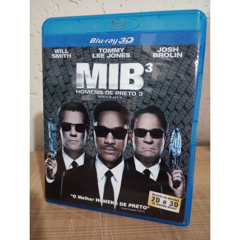 Blu-ray MIB Homens de Preto 3 ( Blu-ray 3d e 2D ) | Shopee Brasil