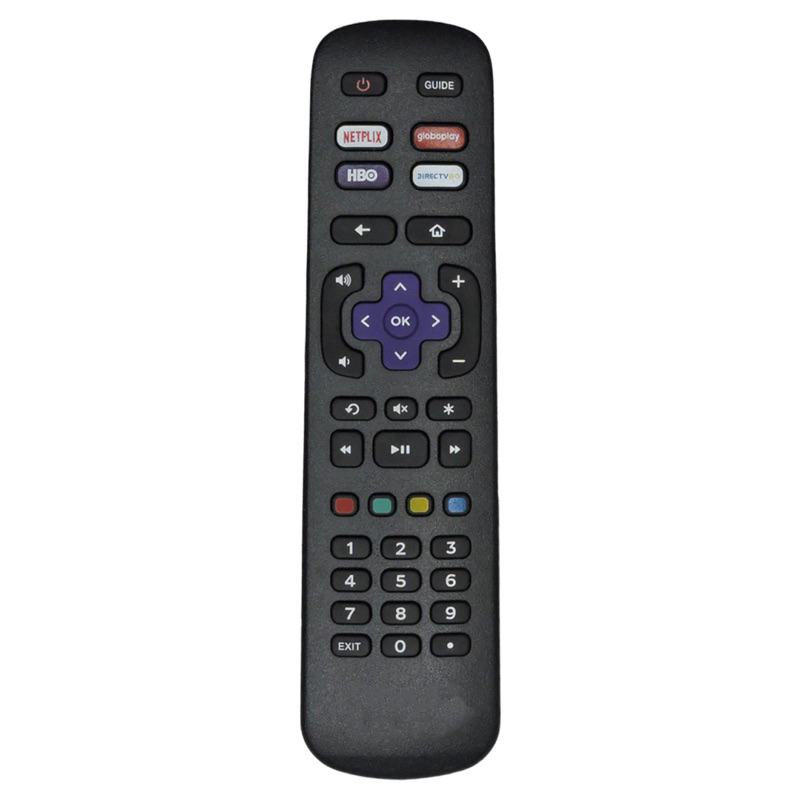 Controle Remoto Tv Smart Semp Roku / TCL Smart Roku / Rc720 / 32rs520 ...