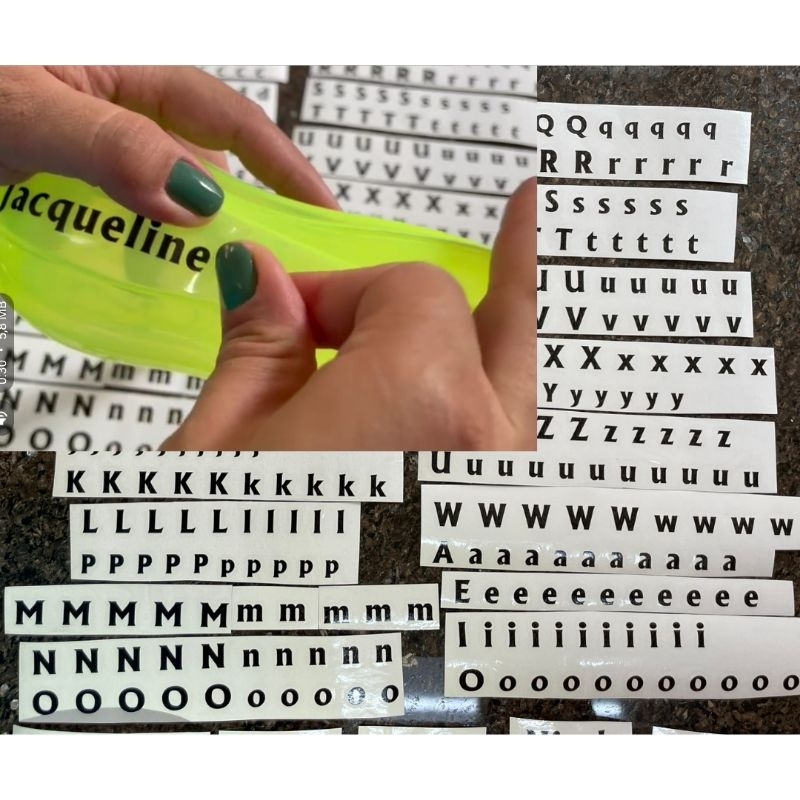 Adesivo de Alfabeto Vinil | Shopee Brasil