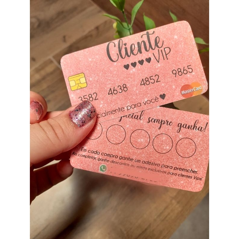 Cartão Cliente Vip/ Cartão Fidelidade | Shopee Brasil