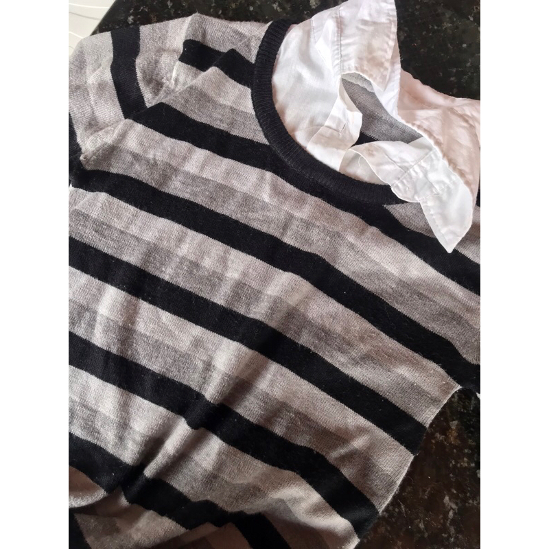 blusa de listra | Shopee Brasil