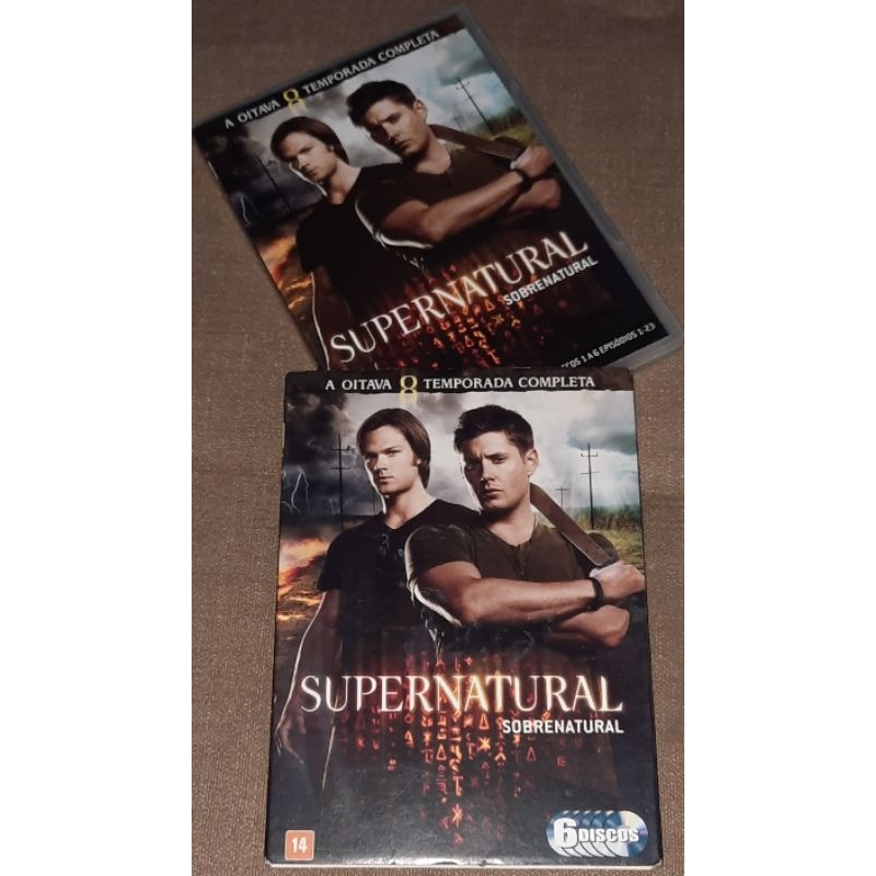 Box supernatural 8 temporada originais 728 | Shopee Brasil