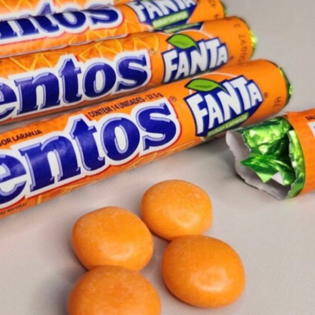 Mentos Stick Mentos Fanta Laranja 37,5 gramas | Shopee Brasil
