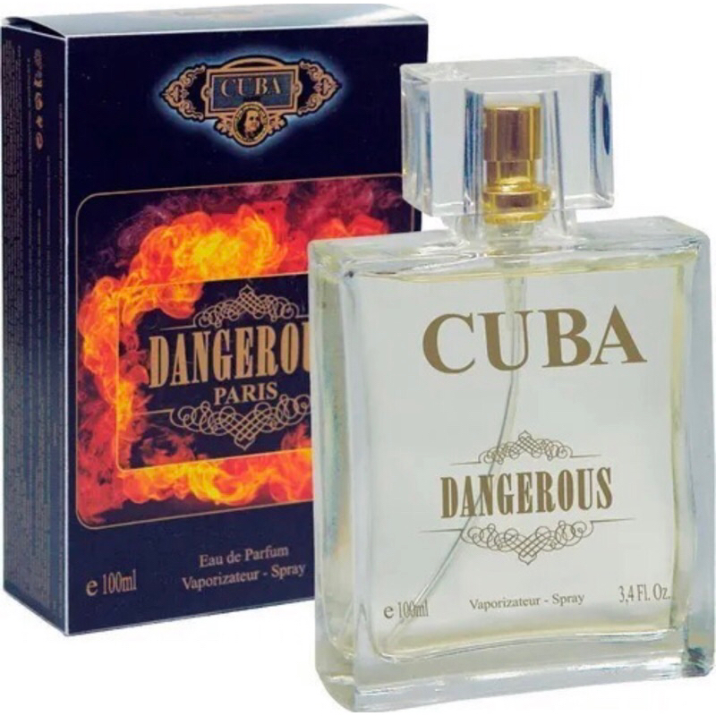 Perfume Cuba Dangerous 100ml Original e Lacrado | Shopee Brasil