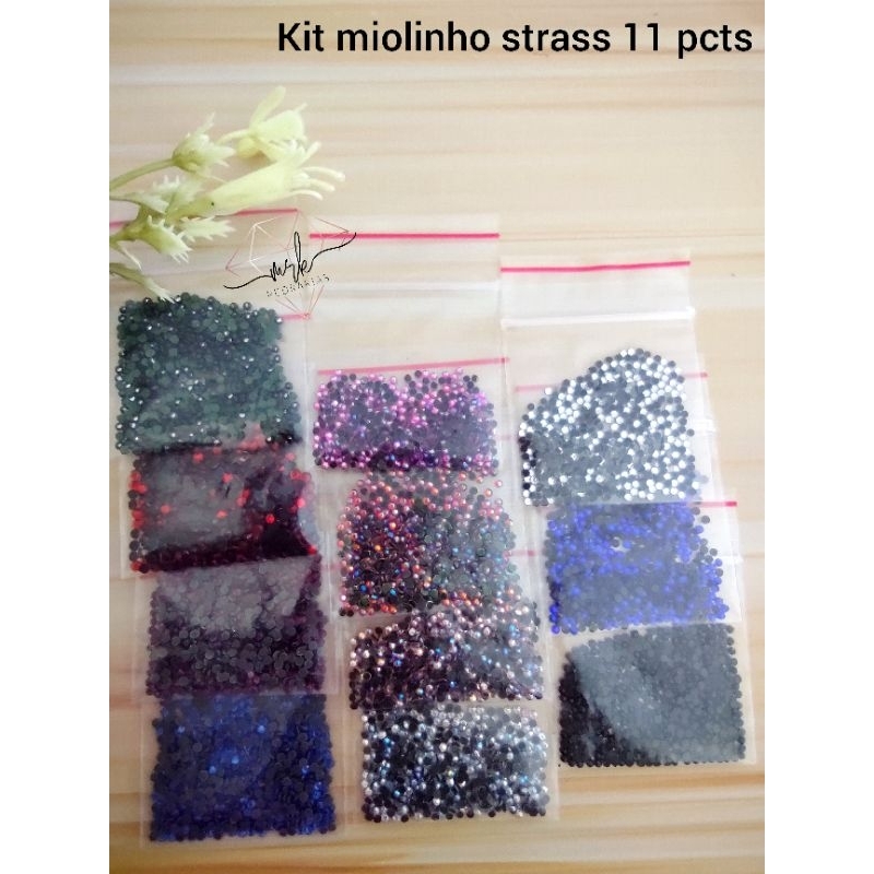 kit strass 1.6mm (11 pacotes) | Shopee Brasil