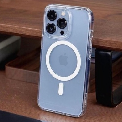 Capinha Magnetica IPhone Capa Magsafe Transparente Para Carregamento Sem Fio Magsafe IPhone 11 ...