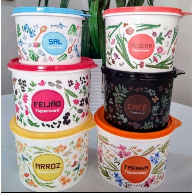 Kit Floral Tupperware | Shopee Brasil