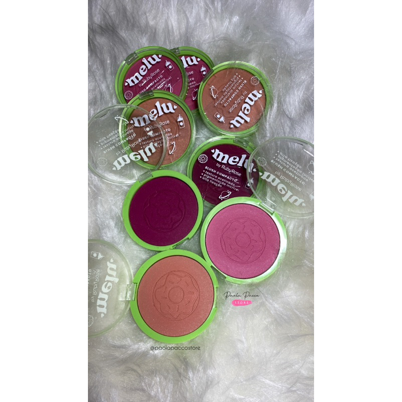 Blush compacto | Melu | Ruby Rose | Shopee Brasil