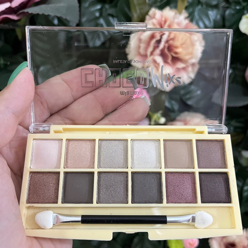 PALETA DE SOMBRAS CHOCOMIX COR CHOCOLATE BRANCO - MIA MAKE | Shopee Brasil