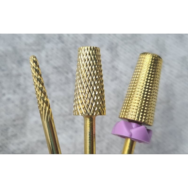 Kit de brocas douradas para unhas de gel completo | Shopee Brasil