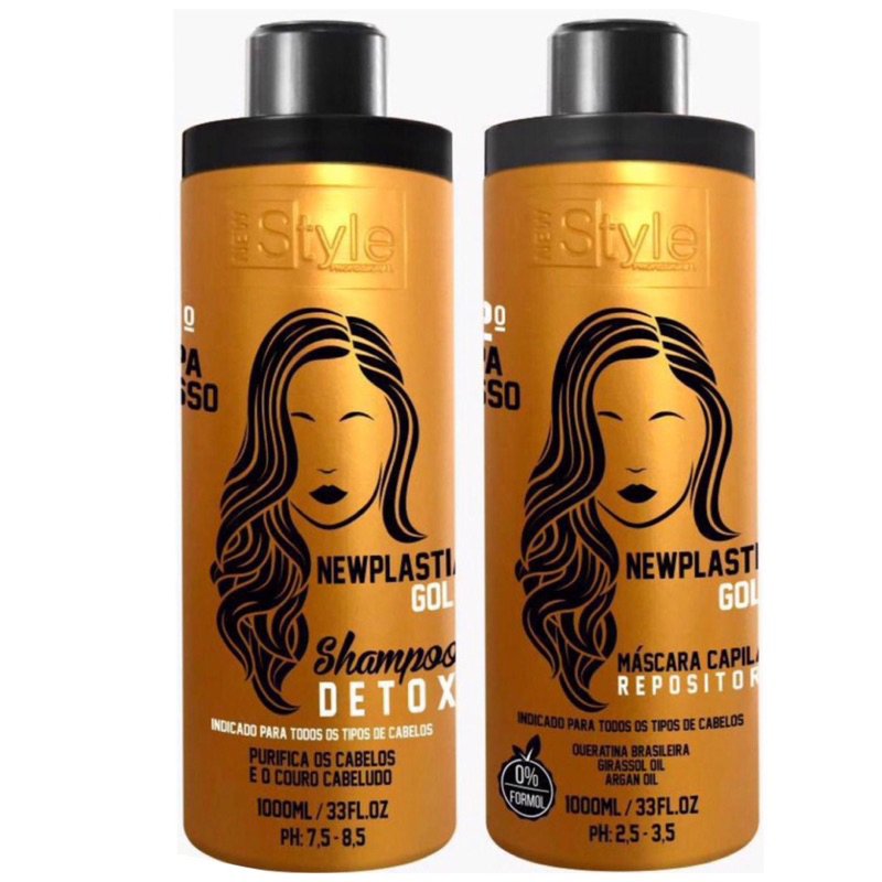 Semi Definitiva Newplastia Gold Spell Zero Formol Efeito Fioterapia ...