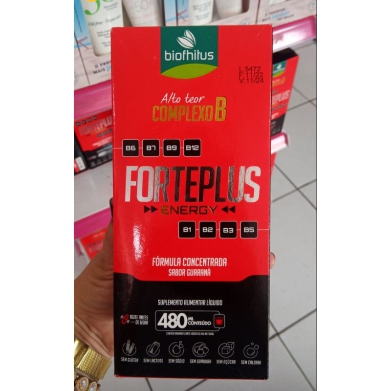 Forteplus Energy - Complexo B Biofthus | Shopee Brasil