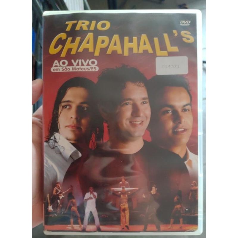 DVD Trio Chapahall's - Ao Vivo São Mateus/ES (Original) | Shopee Brasil
