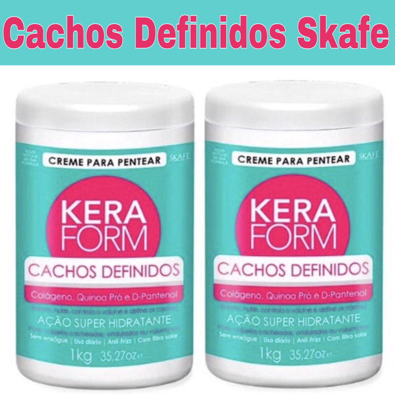 Skafe Keraform Cachos Definidos - Creme para Pentear - 1kg 1UNID ...