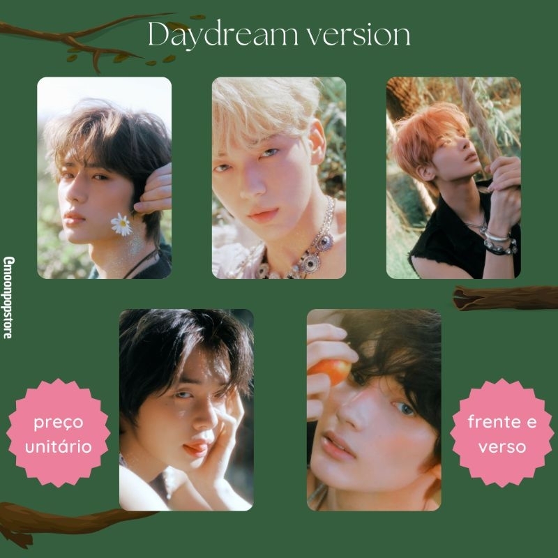 Photocard Kpop Txt Temptation- Fanmade frente e verso | Shopee Brasil