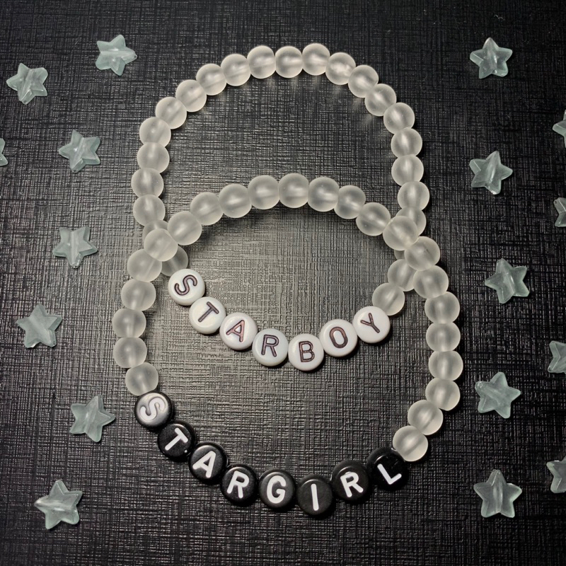 Conjunto de pulseiras Starboy/Stargirl, The Weeknd Lana Del Rey - Casal ...