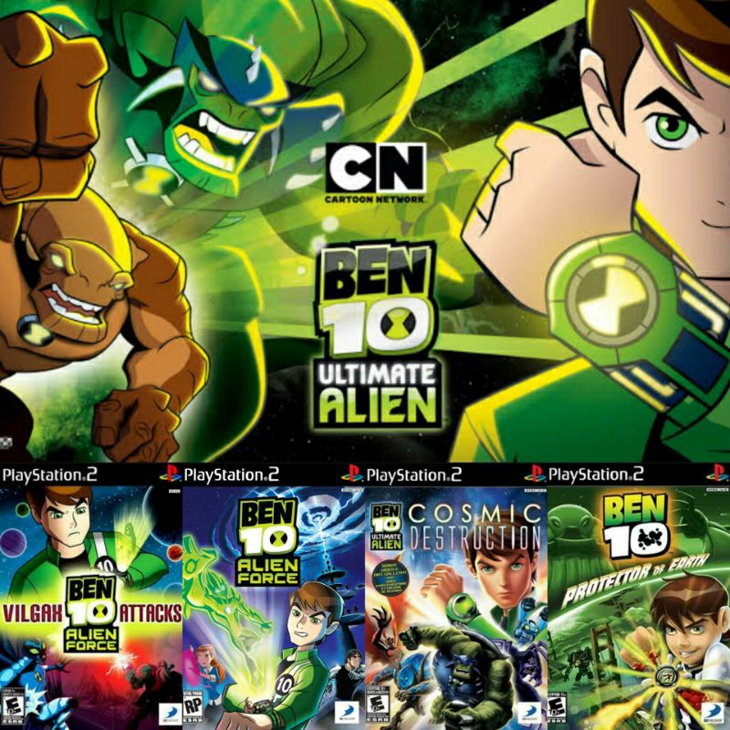 Jogos do Ben 10 PS2 com capinha | Shopee Brasil