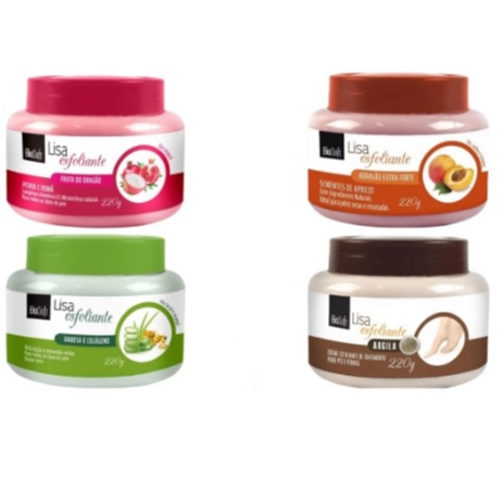 Esfoliante Facial e/ou Corporal Lisa Biosoft 220g | Shopee Brasil