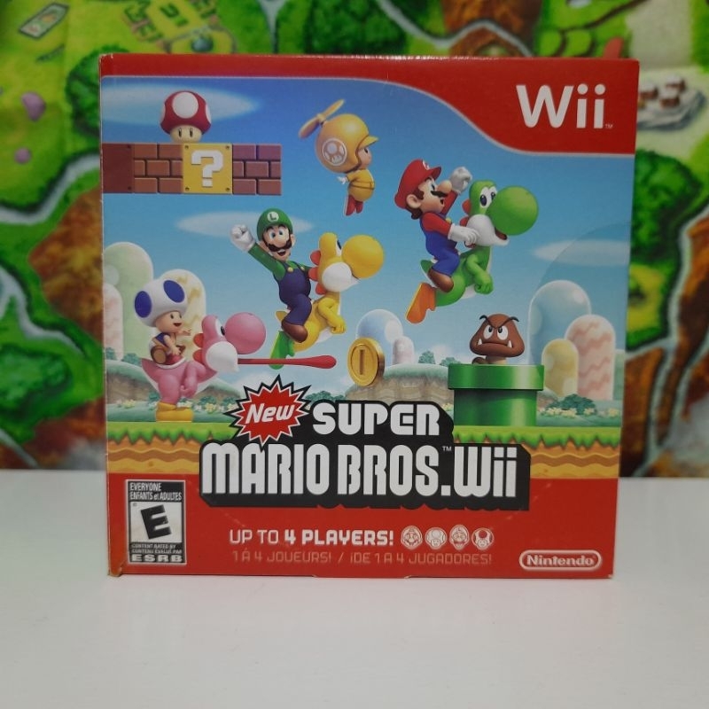 Encarte New Super Mario Bros Nintendo Wii | Shopee Brasil