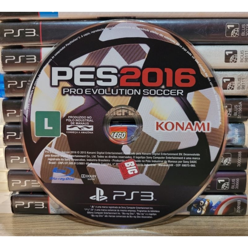 Pro Evolution Soccer 2016, PES 16, jogo original para ps3 mídia física ...