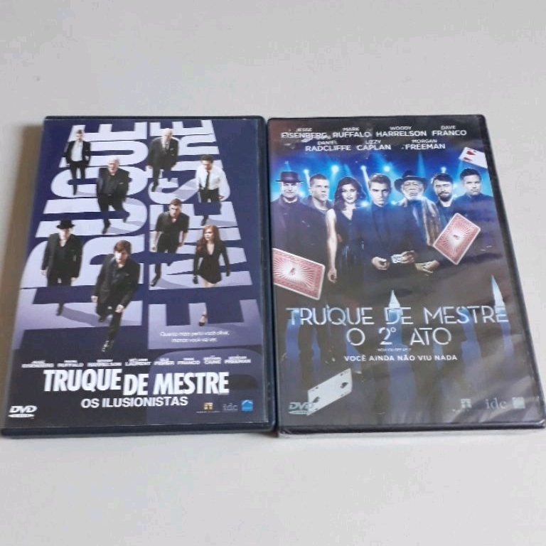 DVD Truque de mestre 1 e 2 Original | Shopee Brasil