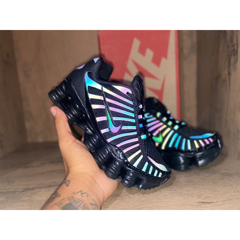 Tenis Nike Shox 12 doze molas adulto masculino e feminino refletivo ...