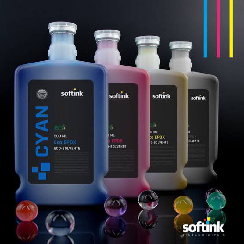 tinta eco solvente SOFTINK | Shopee Brasil