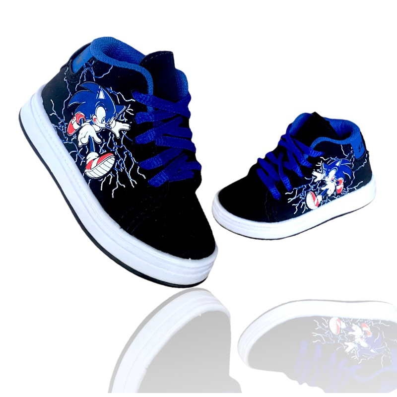 tênis personagem sonic infantil passeio escolar | Shopee Brasil