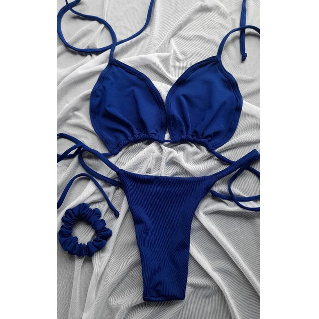 Biquini Marquinha Fita Fio Duplo Cortininha Shopee Brasil