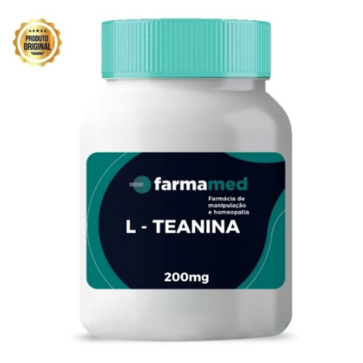 L Teanina 200mg - Suplemento Pronta Entrega; Relaxamento e Reduz ...