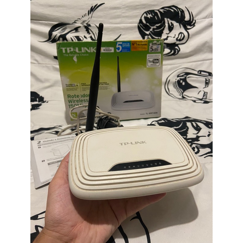Roteador TP-Link TL-WR740N Wireless (1 antena) | Shopee Brasil