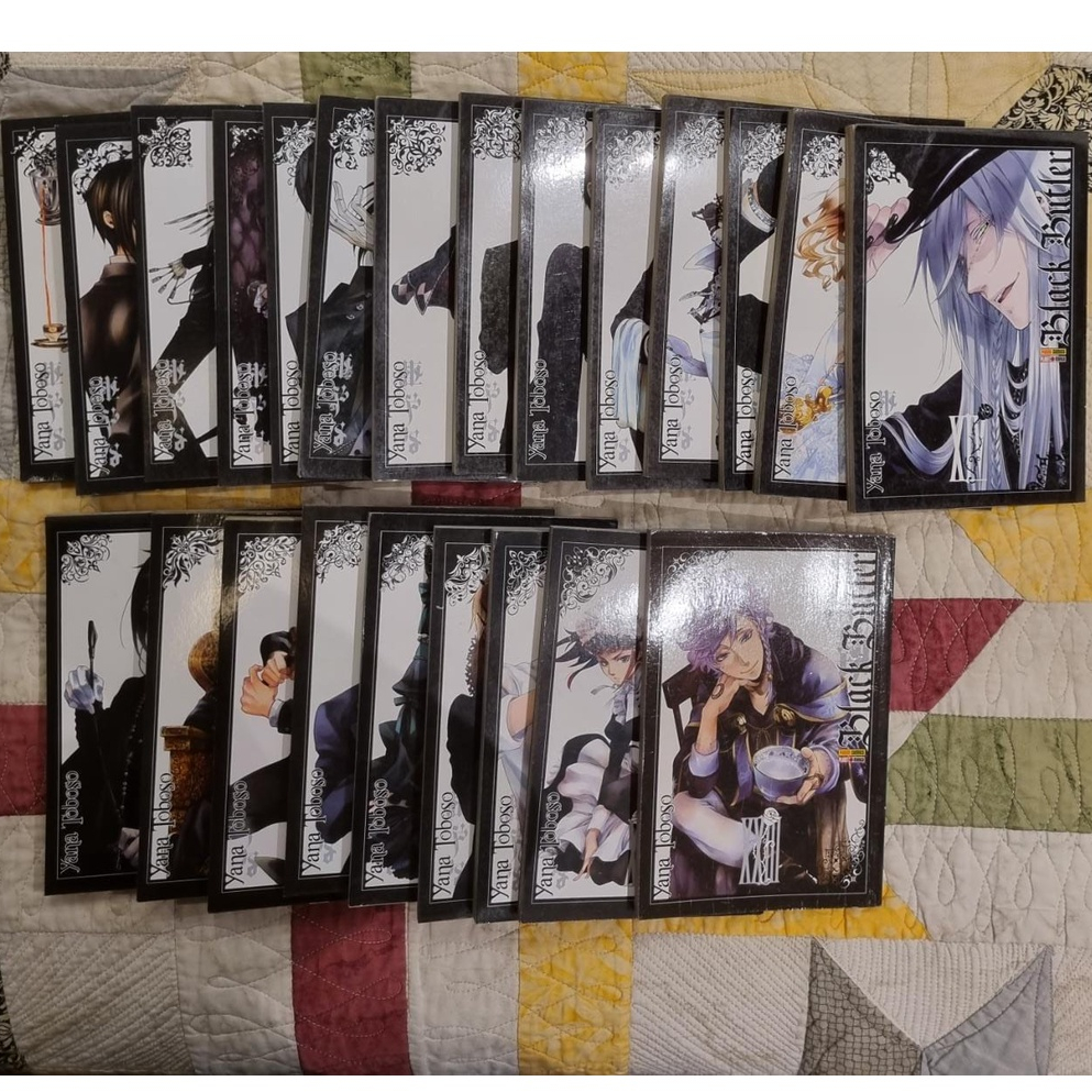 Mangá Black Butler/Kuroshitsuji volumes 4, 7, 8 avulso desapego ...