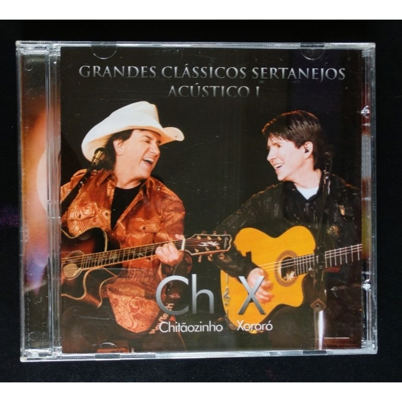 CD Chitãozinho e Xororó - Grandes Clássicos Sertanejos - Acústico I (Original) (n) | Shopee Brasil