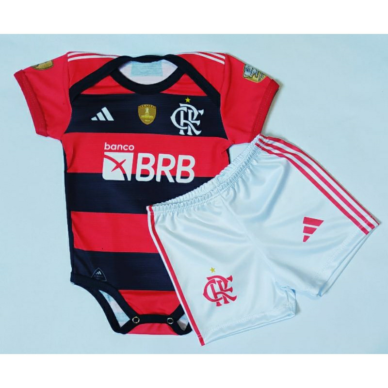 Conjunto Infantil Bebê Flamengo Personalizado | Shopee Brasil