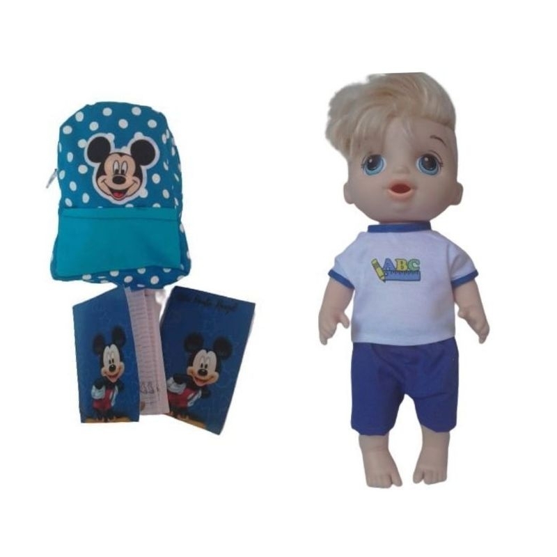 kit escolar para boneco baby alive Mickey | Shopee Brasil