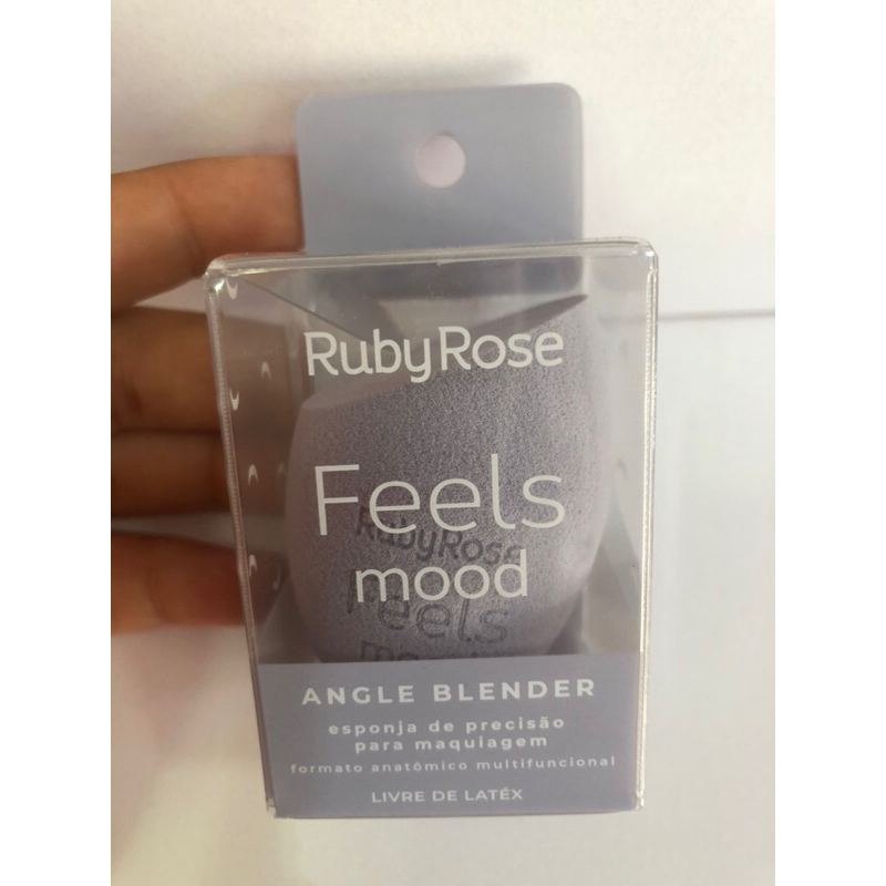 Esponja Angle Blender Feels mood Ruby Rose | Shopee Brasil