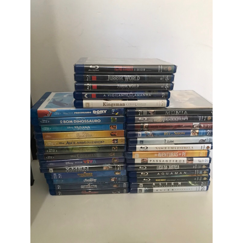 Blu-ray Filmes Variados Disney Marvel Warner Fox Sony Paramount ...