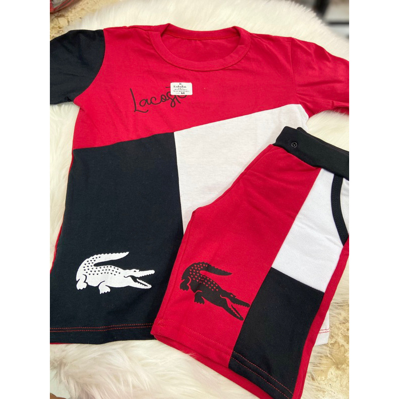 Conjunto Lacoste Verão | Shopee Brasil