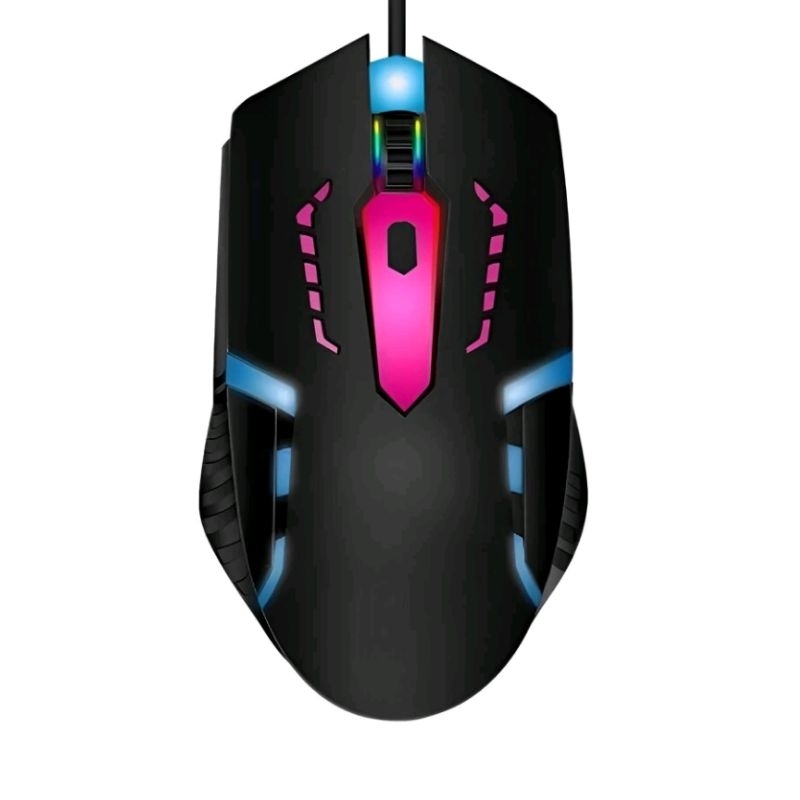 Mouse Gamer Usb Com Led RGB DPI Ajustável Com Fio KA-609 | Shopee Brasil