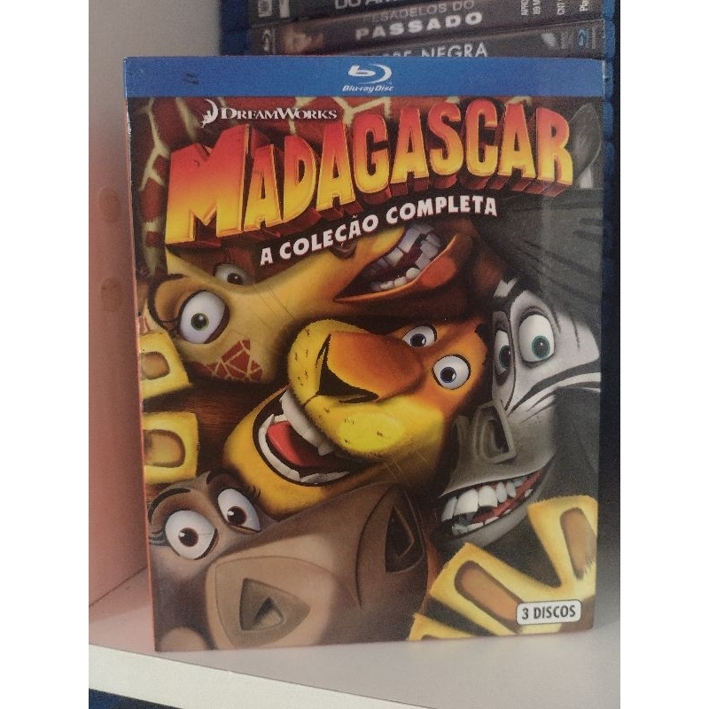 Box Blu-ray Madagascar | Shopee Brasil