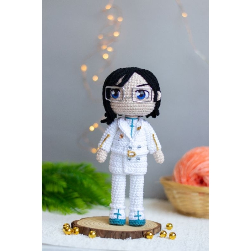 Uryu Ishida (Bleach) boneco em amigurumi | Shopee Brasil