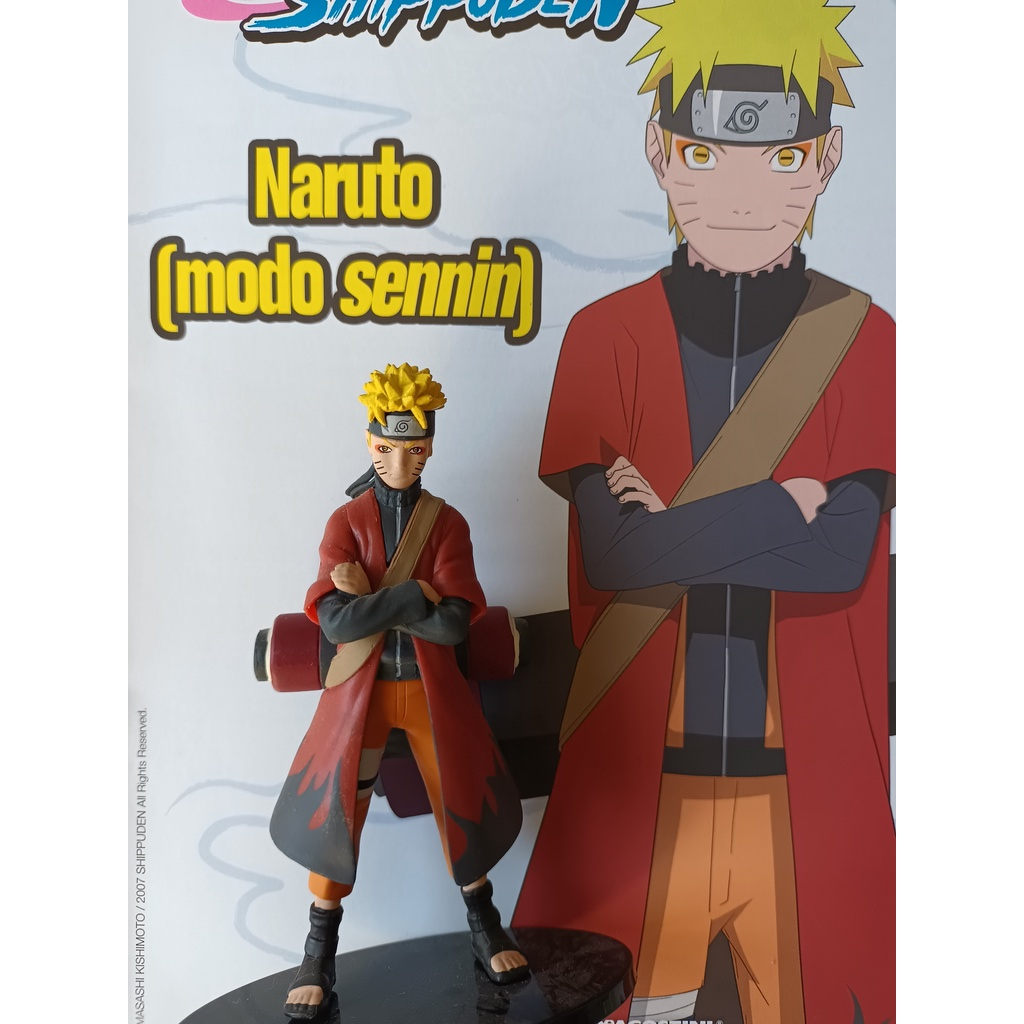 Naruto Shippuden - Naruto (Modo Sennin) - Planeta DeAgostini | Shopee ...